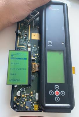 China 160*80 STN LCD Module Yellow Green With IC 1698U Monochrom Low Power Consumption for sale