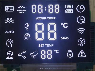 China customized 7 segment led display mono white color panel meter industrial quality for sale