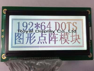China 192*64 graphic LCD Module STN wide view AT0107 with backlight industrial play for sale