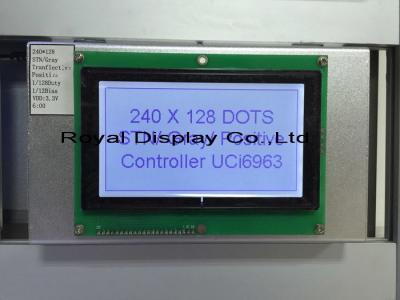 China 240*128 Graphic FSTN LCD Module With PCB T6963C Wide Temperature Industrial Display for sale