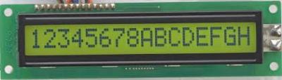 China 16*1 1601 STN Character LCD Module ST7066 With Backlight Industrial Display for sale