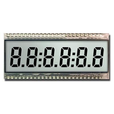 China 8 Digit Segment LCD Module TN Reflective Wide Temperature Industrial Display for sale