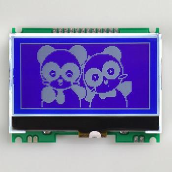 China 256*128 Wide Temperature Graphic LCD Module Winstar 100% Replace Industrial Display for sale