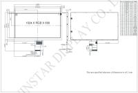 China 10.1 Inch 1024*RGB*600 TFT LCD Module with Wide Temperature Range and High Resolution Display for sale