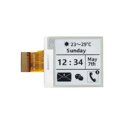 China 1.54'' 200*200 monochrome SPI interface e-paper display EPD for sale