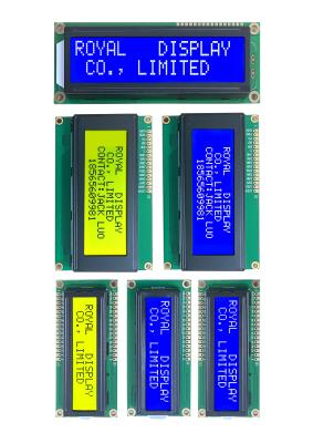 China 3.3V Monochrome Transmissive/Transflective/Reflective Character Blue/Green/Gray Stn Character LCD Modules for sale