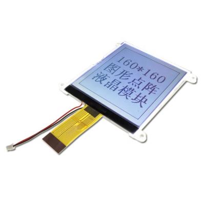 China RYG160160 160x160 Dot Matrix LCD Module FSTN Positive Display 3.3V Logic White LED Backlight FPC Connection for sale