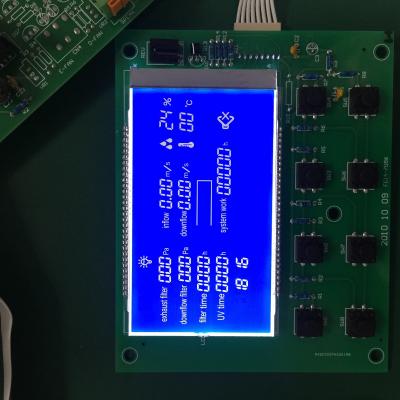China RYD2075BV01-A Graphic Lcd Display STN Blue Screen With Backlight High Brightness for sale