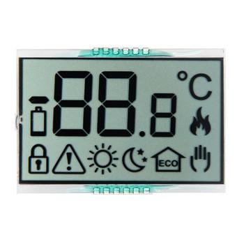 China TN Transmissive Positive Monochrome Segment LCD Display For Thermometer for sale