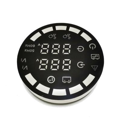 China Common Anode FND round RGB 7 segment color led number display board for sale