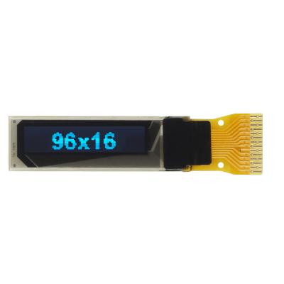 China ODM/OEM 96x16DOTS 0.84 Inch 14 Pin Monochrome Blue OLED Display Module for sale