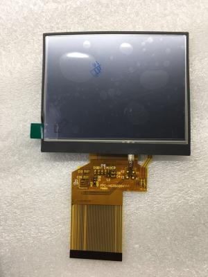 China 3.5'' SPI 320x240dots TFT LCD Display Capacitive Transmissive Touch Panel With White LED for sale