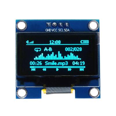 China 0.96 inch Monochrome 128x64 Micro Panel Screen LCD SSD1306 SPI for sale