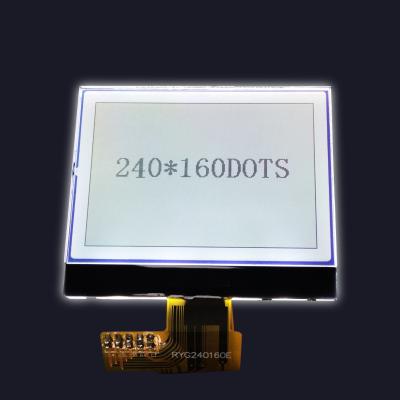China 240X160 dots UC1611s Mono FSTN Transflective Positive Graphic LCD 51mA with White Backlight for sale