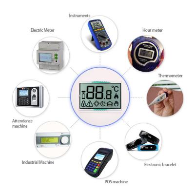 China Custom LCD Display Chinese Manufacturer 31x26 Mono 7 Segment LCD Screen FSTN Transmissive Positive for sale