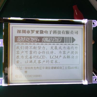 China FSTN 320X240 Dots Graphic LCD Module with White Backlight Transflective, Positive for sale