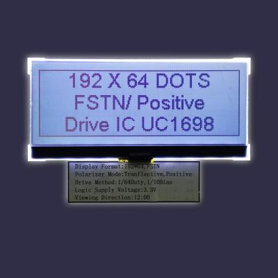 China FPC 3.3V FSTN 128x64 Dots Graphic LCD Module For IPhone Touch Screen for sale
