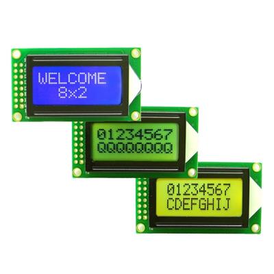 China COB Positive Character Lcd Module Fstn Stn 0802 Character Lcd Display for sale