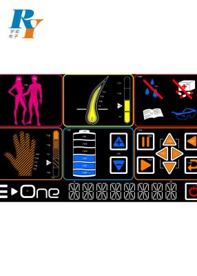 China LED Backlight 3.3V VA LCD Display 7 Segment 8 Digit Silk Screen 1/3 Bias for sale