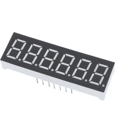 China 130mcd LED Segment Display Common Cathode Anode Red Emitting 0.3