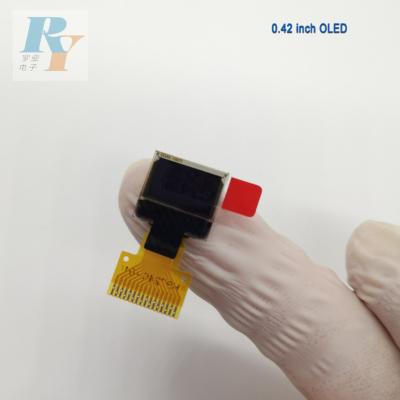 China 72X40 OLED Display Module 0.42 Inch Blue I2C Interface White With Spi for sale