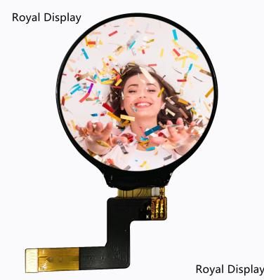 China 400cd/M2 Round Tft Lcd Display 1.28 Inch 240x240 4 Line SPI for sale