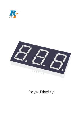 China 3.6v 130mcd 7 Segment LED Display Long Pin Common Anode CC Polarity for sale