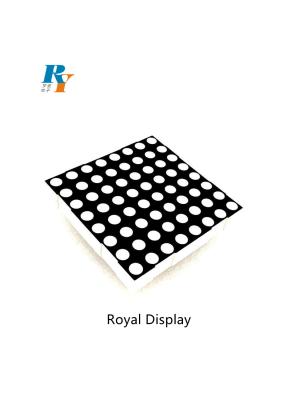 China 300mcd 8X8 Dot Matrix LED Display Common Cathode 60.2X60.2mm for sale