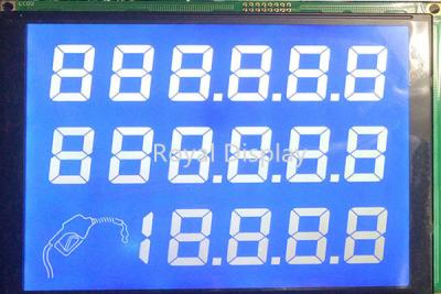 China Tokheim 5V VDD Negative Lcd Display Board CTP LCM For Fuel Dispenser for sale