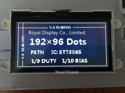 China 1/10 Bias FSTN COG Graphic LCD Display 192X64 Transflective Positive for sale
