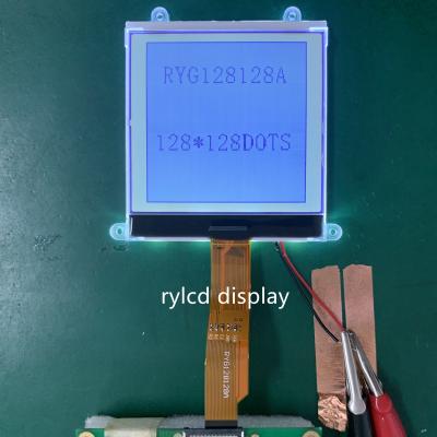 China Small FSTN 128x128 Dot Graphic COG LCD Module With LED Backlight for sale