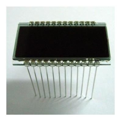 China Monochrome 7 Segment LCD Display TN HTN STN FSTN For Water Meter for sale