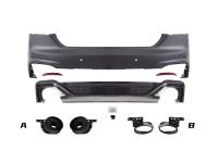 China PP Material Audi A5 To RS5 Wide Body Kit 2020-2023 Front Rear Bumper Grille Side Skirts for sale