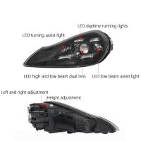 China 957 Headlights For Porsche Cayenne 08-10 Upgraded 21 Matrix Style LED Front Lights Plug And Play Car Accessory for sale