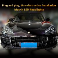 China 957 Headlights For Porsche Cayenne 08-10 Upgraded 21 Matrix Style LED Front Lights Plug And Play Car Accessory for sale