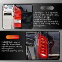 China 16-21 Taillight Assembly For Mercedes Benz VITO V-Class Retrofit Flow Direction LED Running Lights V260 W447 for sale