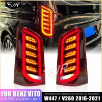 China 16-21 Taillight Assembly For Mercedes Benz VITO V-Class Retrofit Flow Direction LED Running Lights V260 W447 for sale