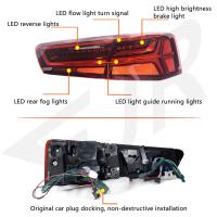 China 12-15 For Audi A6L LED Taillight Assemblies C7 Modified 18 Audi C7PA Rear Tail Light Flow Steering Turn Brakes Car Lamp for sale