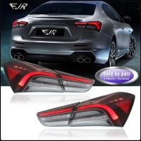 China For Maserati Ghibli Led Taillight Assembly 14-20 Retrofit Old To New Rear Tail Light Flowing Turn Brake Car Accessory for sale