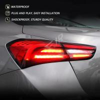 China For Maserati Ghibli Led Taillight Assembly 14-20 Retrofit Old To New Rear Tail Light Flowing Turn Brake Car Accessory for sale