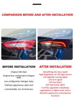 China For Maserati Quattroporte 14-20 Led Taillight Upgrade New Trofeo Version Plug And Play Rear Tail Light Turn Brake Drl for sale