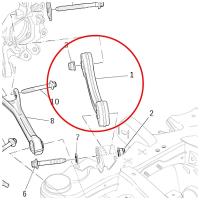 China For Maserati Ghibli, Quattroporte Rear Wheel Hub Tension Bar | 670007251 for sale