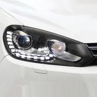 China Headlight Assembly For Volkswagen VW Golf 6 Modification 6 Gti R20 Tear Eye DRL LED Front Headlight for sale