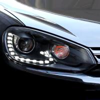 China Headlight Assembly For Volkswagen VW Golf 6 Modification 6 Gti R20 Tear Eye DRL LED Front Headlight for sale
