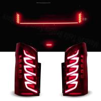 China Spiral Through Taillight For Benz Vito W447 V260 16-20 Through Stream Dynamic Flowing Driving Brake Lamp Car Accessories for sale
