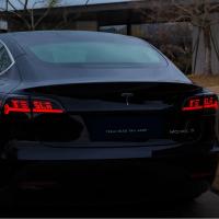 China Tesla Model 3/Y Brake Steering Dynamic Model Y Flow Light Scanning Taillights M3/Y Modified Text Display for sale