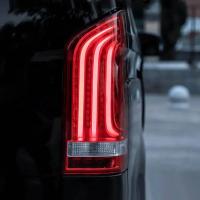 China Taillight Assembly 16-20 For Mercedes Benz Vito Modified High End V Class LED Driving Turning Rear Tail Lights Flowing for sale