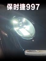 China FOR 2008-2011 Porsche 997 LED headlights 911 old version upgrade new version 992, blackened, matrix, plug and play for sale