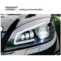 China 07-11 Mercedes Benz C-Class W204 Headlight Assembly C200C63 Modified LED Lens Daily Running Light Streamer Turn Signal for sale