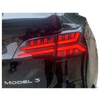 China Wholesale Car Accessories Led Fishbone Tail Lamp Rear Light For Tesla Model 3 2017-2019 Rear Lamp for sale